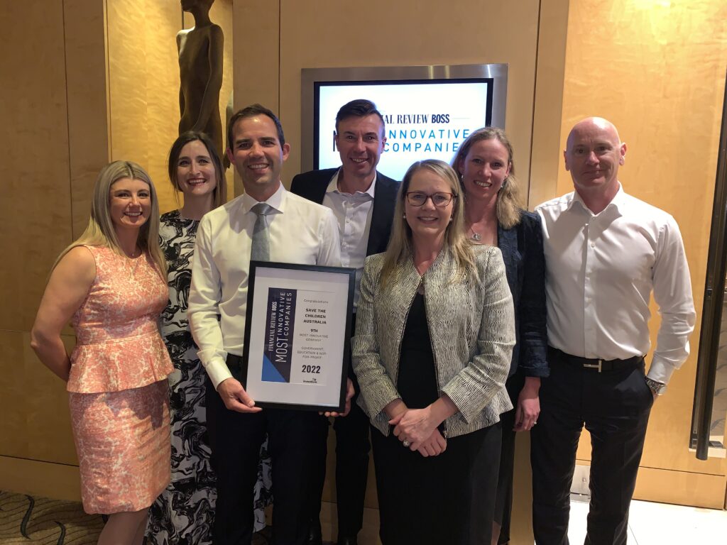 AFR BOSS Most Innovative Companies Awards | Save The Children